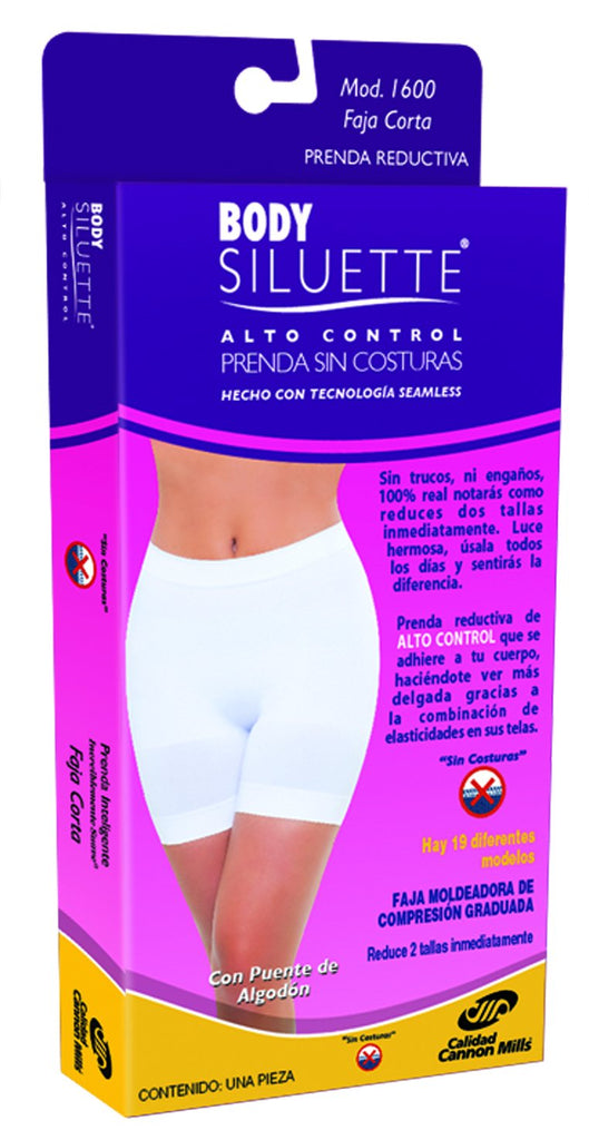 Body Faja Corta 1600 – Fajas Body Siluette - México